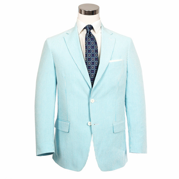 Striped Seersucker Suit Separates - Haspel