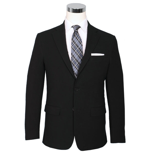 Solid Seersucker Suit Separates - Haspel
