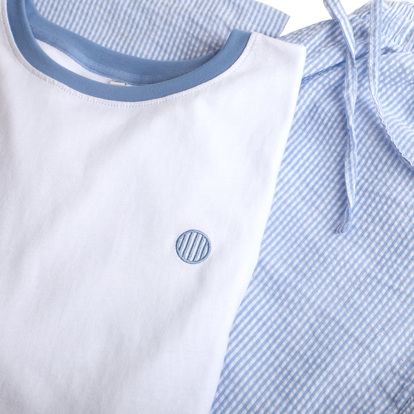 Seersucker Pajamas & Robes - Haspel